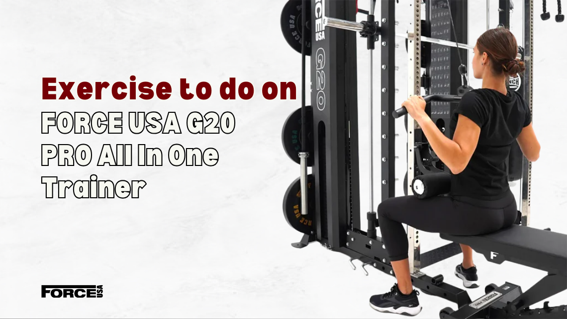 Exercise to do on FORCE USA G20 PRO All-In-One Trainer