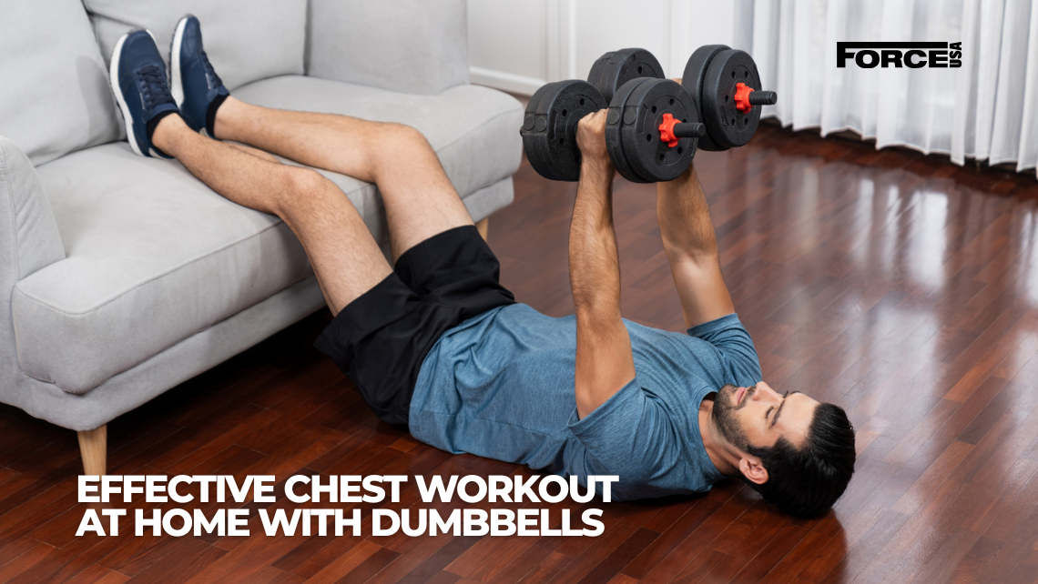 Effective Chest Workout at Home with Dumbbells